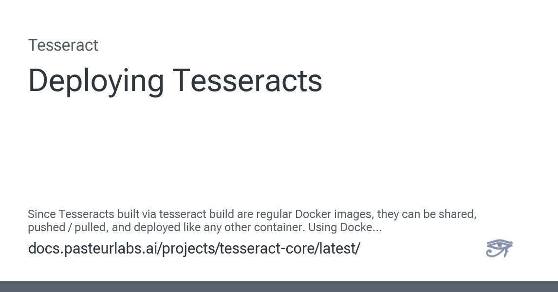 Deploying Tesseracts - Tesseract 1.1.1.dev10+gc51f5d7b8 documentation